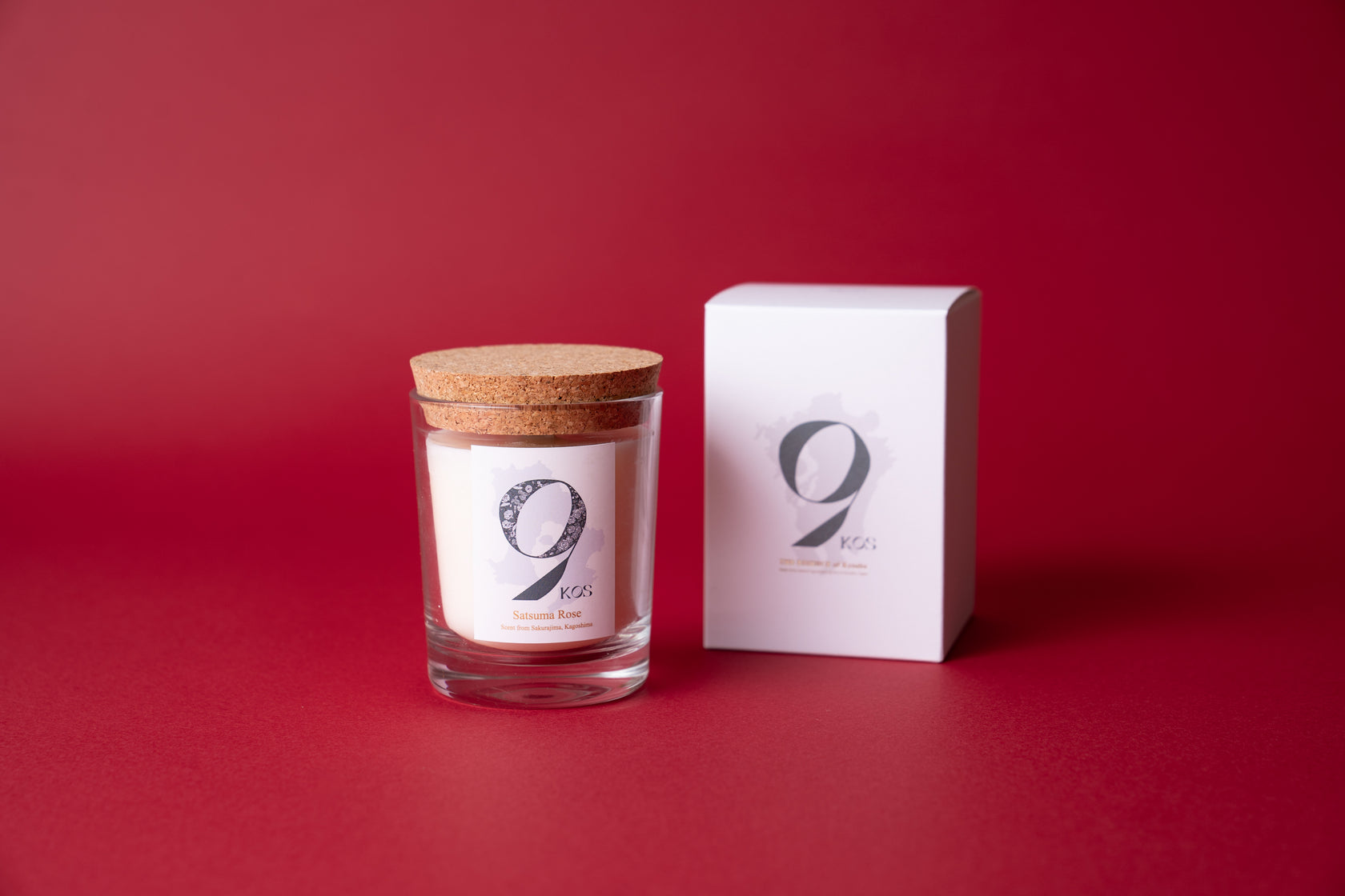 9KOS Candle | Satsuma Rose from Sakurajima, Kagoshima – KOSelig JAPAN